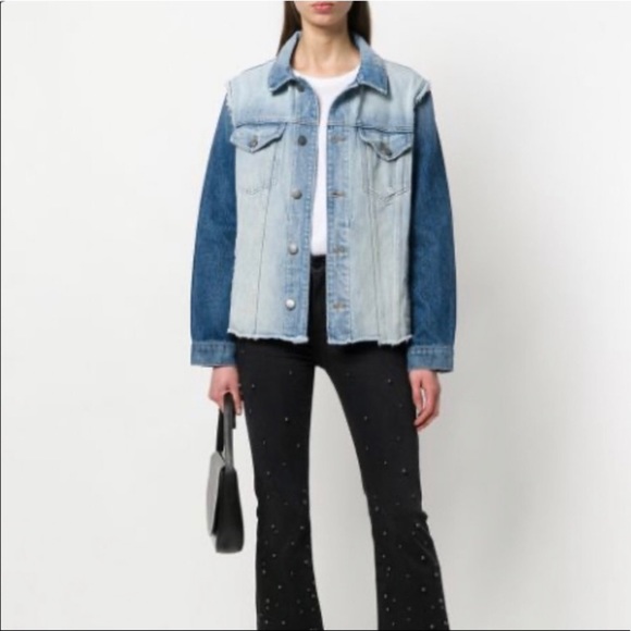Frame Denim | Jackets & Coats | Frame Denim Jacket Le Reconstructed ...